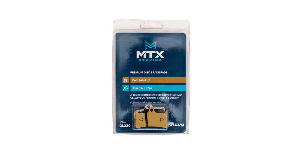 MTX Gold Label HD Brake Pads for Hope Tech 3/Tech 4 V4