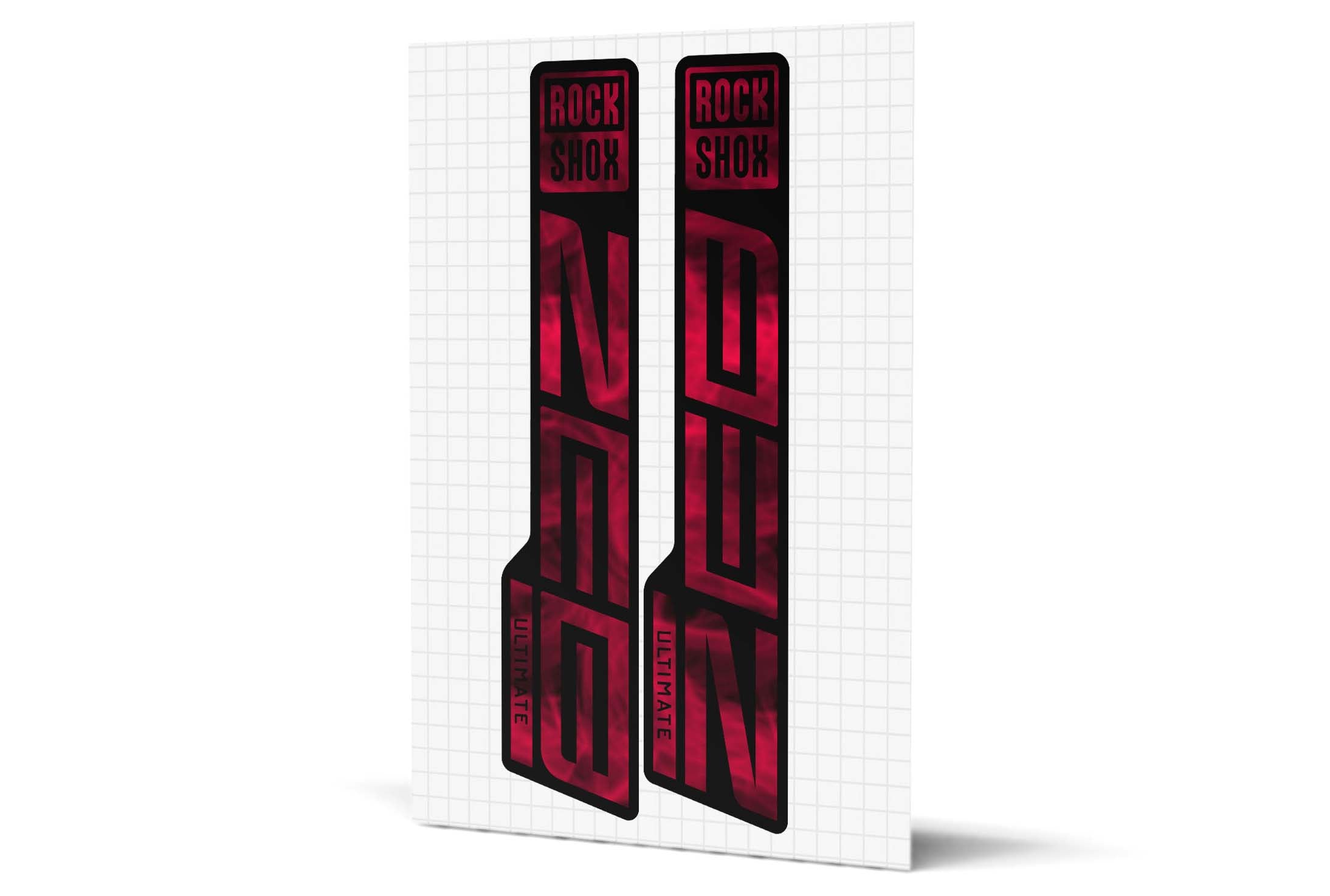 RockShox Zeb Gloss Decals - Black Lowers - Fanatik Bike Co.