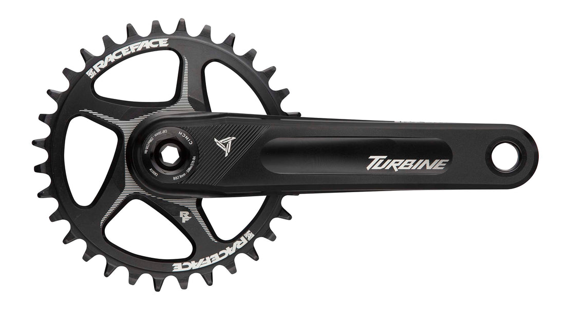 Race Face Turbine Cinch 136mm Spindle (52/55mm Chainline) Crankset