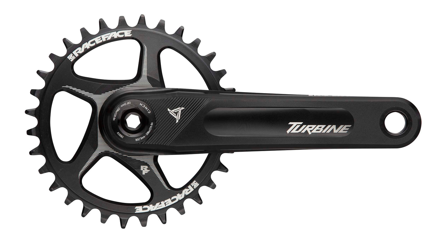 Race Face Turbine Cinch 143mm Spindle (55mm Chainline) Crankset